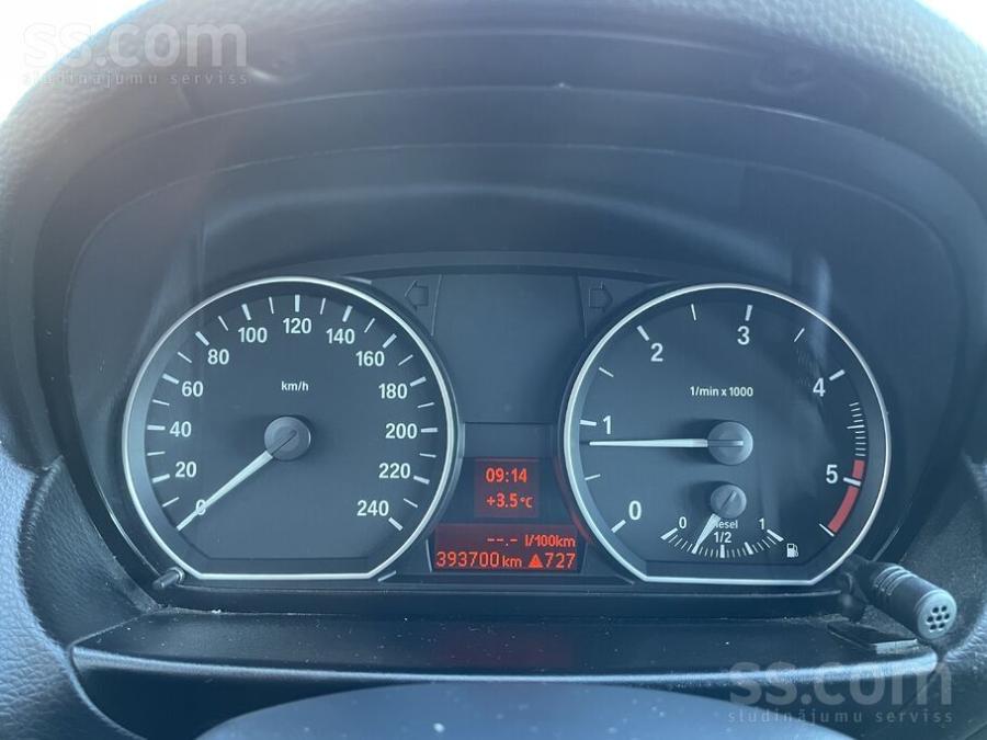 Черный БМВ 118 2010 в Талси, объемом двигателя 2.00 л и пробегом 394 тыс. км за 3550 €, фото 13 на AUTOMOTO.COM.LV