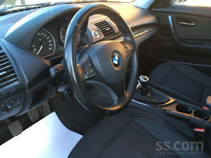 Black BMW 118 2010 in Riga, with an engine capacity of 2.00 L and mileage of 0 thousand km for 2800 €, photo 15 on AUTOMOTO.COM.LV