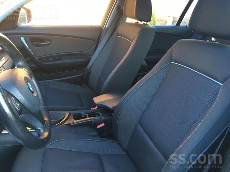 Black BMW 118 2010 in Riga, with an engine capacity of 2.00 L and mileage of 0 thousand km for 2800 €, photo 16 on AUTOMOTO.COM.LV