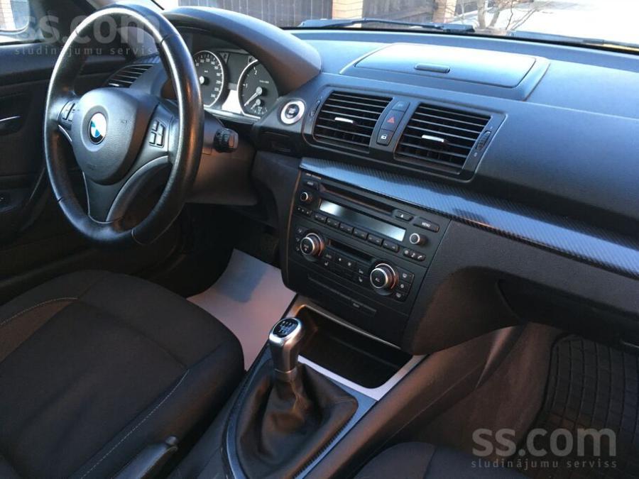 Black BMW 118 2010 in Riga, with an engine capacity of 2.00 L and mileage of 0 thousand km for 2800 €, photo 22 on AUTOMOTO.COM.LV