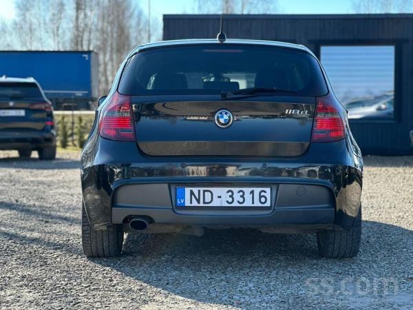Melns BMW 118 2011 Jelgava, ar dzinēja tilpumu 2.00 L un nobraukumu 0 tūkst. km par 5200 €, foto 4 vietnē AUTOMOTO.COM.LV