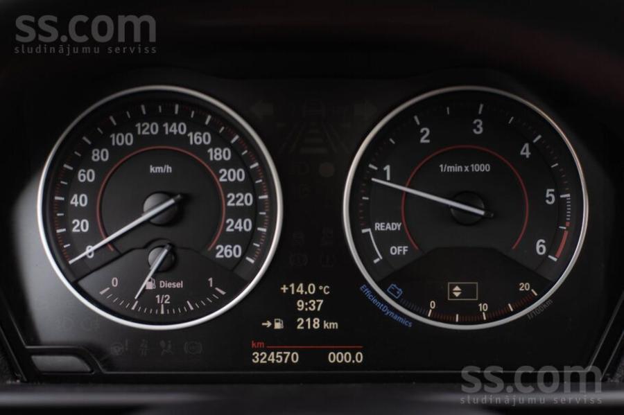 Black BMW 118 2011 in Riga, with an engine capacity of 2.00 L and mileage of 325 thousand km for 6290 €, photo 21 on AUTOMOTO.COM.LV