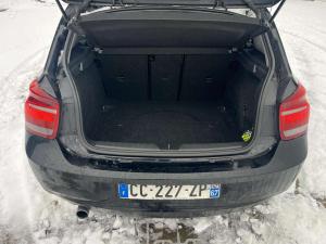 Black BMW 118 2012 in Kaunas, with an engine capacity of 2.00 L and mileage of 278 thousand km for 6650 €, photo 11 on AUTOMOTO.COM.LV