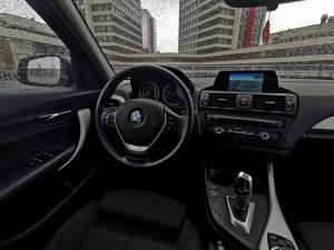 Black BMW 118 2012 in Riga, with an engine capacity of 2.00 L and mileage of 235 thousand km for 9990 €, photo 12 on AUTOMOTO.COM.LV