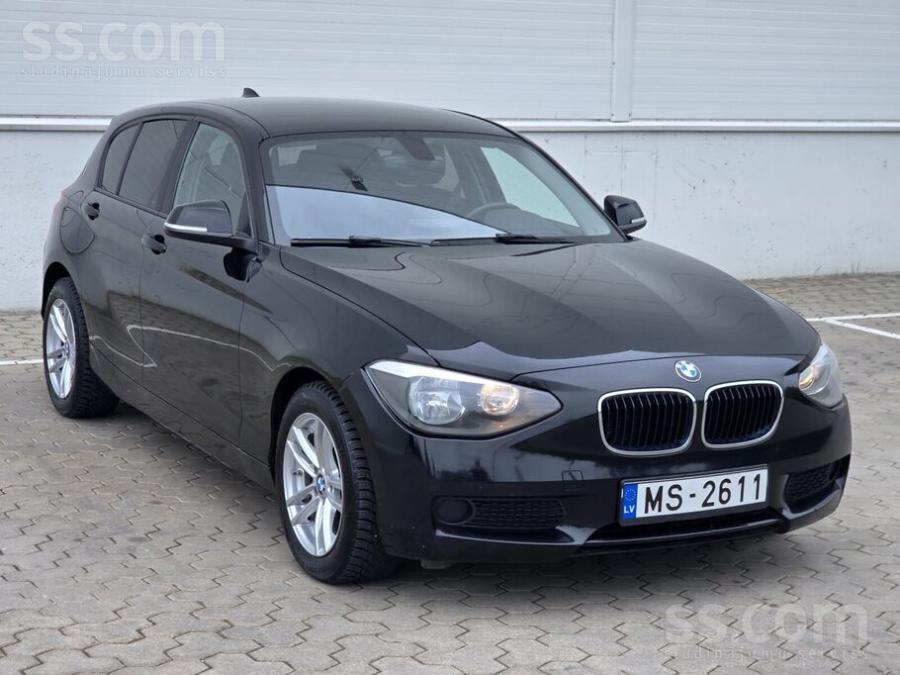 Melns BMW 118 2012 Rīga, ar dzinēja tilpumu 2.00 L un nobraukumu 342 tūkst. km par 5790 €, foto 6 vietnē AUTOMOTO.COM.LV