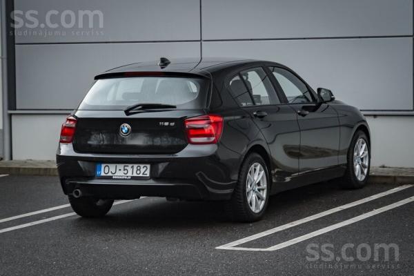 Melns BMW 118 2014 Rīga, ar dzinēja tilpumu 2.00 L un nobraukumu 0 tūkst. km par 6995 €, foto 4 vietnē AUTOMOTO.COM.LV