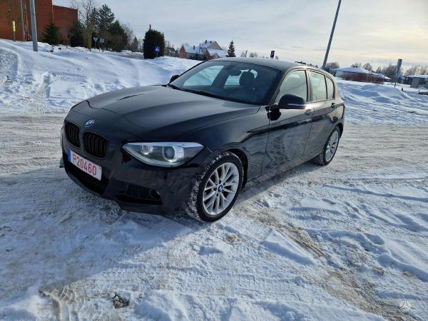 Black BMW 118 2014 in Kaunas, with an engine capacity of 2.00 L and mileage of 211 thousand km for 8250 €, photo 7 on AUTOMOTO.COM.LV