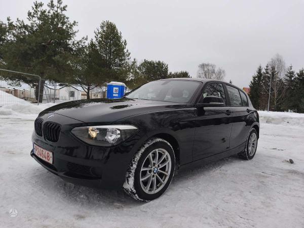 Melns BMW 118 2014 Kauņa, ar dzinēja tilpumu 2.00 L un nobraukumu 293 tūkst. km par 5299 €, foto 1 vietnē AUTOMOTO.COM.LV