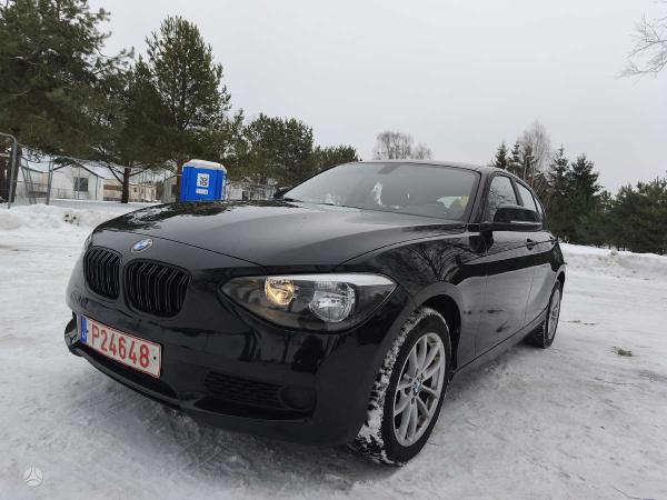 Melns BMW 118 2014 Kauņa, ar dzinēja tilpumu 2.00 L un nobraukumu 293 tūkst. km par 5299 €, foto 6 vietnē AUTOMOTO.COM.LV