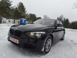 Melns BMW 118 2014 Kauņa, ar dzinēja tilpumu 2.00 L un nobraukumu 293 tūkst. km par 5299 €, foto 6 vietnē AUTOMOTO.COM.LV