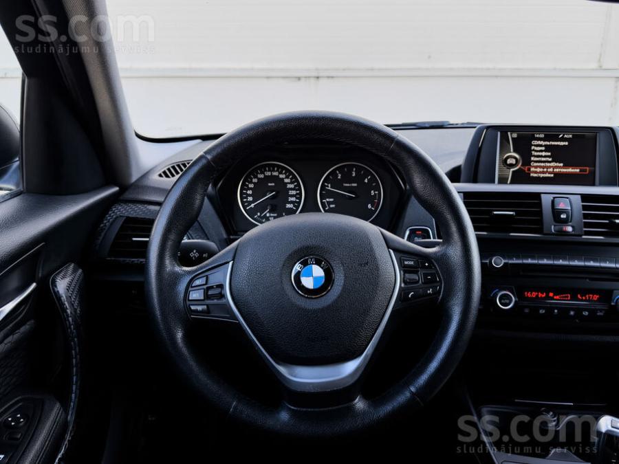 Melns BMW 118 2014 Rīga, ar dzinēja tilpumu 2.00 L un nobraukumu 0 tūkst. km par 8490 €, foto 23 vietnē AUTOMOTO.COM.LV