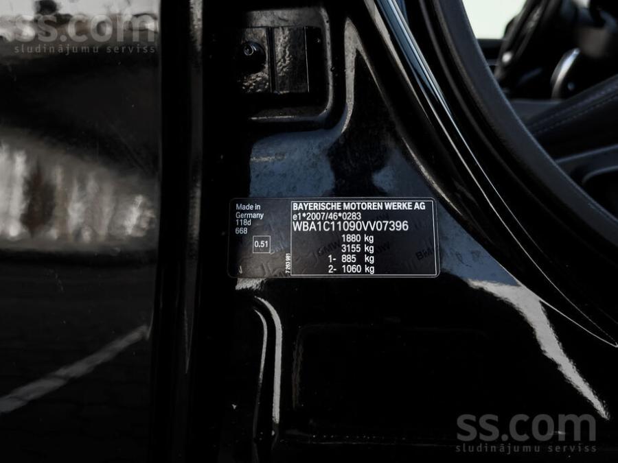 Melns BMW 118 2014 Rīga, ar dzinēja tilpumu 2.00 L un nobraukumu 0 tūkst. km par 8490 €, foto 36 vietnē AUTOMOTO.COM.LV