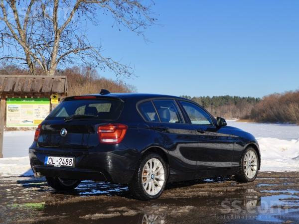 Black BMW 118 2014 in Riga, with an engine capacity of 2.00 L and mileage of 197 thousand km for 7000 €, photo 4 on AUTOMOTO.COM.LV