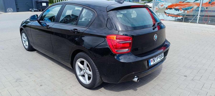 Melns BMW 118 2015 Telšiai, ar dzinēja tilpumu 2.00 L un nobraukumu 274 tūkst. km par 5200 €, foto 6 vietnē AUTOMOTO.COM.LV