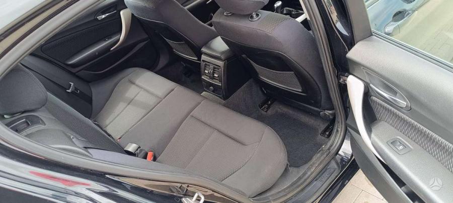 Melns BMW 118 2015 Telšiai, ar dzinēja tilpumu 2.00 L un nobraukumu 274 tūkst. km par 5200 €, foto 13 vietnē AUTOMOTO.COM.LV