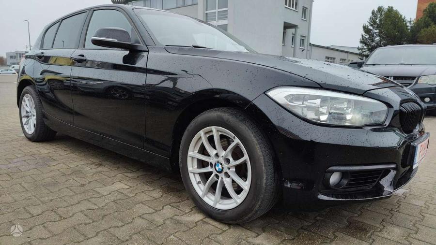 Melns BMW 118 2016 Kauņa, ar dzinēja tilpumu 2.00 L un nobraukumu 191 tūkst. km par 10900 €, foto 2 vietnē AUTOMOTO.COM.LV