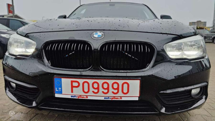 Melns BMW 118 2016 Kauņa, ar dzinēja tilpumu 2.00 L un nobraukumu 191 tūkst. km par 10900 €, foto 6 vietnē AUTOMOTO.COM.LV