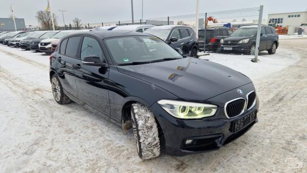 Black BMW 118 2016 in Marijampole, with an engine capacity of 2.00 L and mileage of 214 thousand km for 7690 €, photo 5 on AUTOMOTO.COM.LV