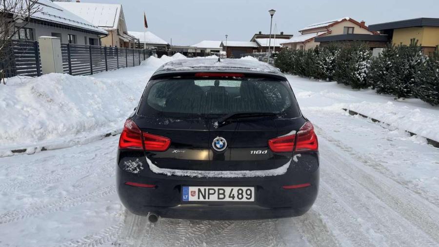 Melns BMW 118 2016 Kėdainiai, ar dzinēja tilpumu 2.00 L un nobraukumu 216 tūkst. km par 7350 €, foto 4 vietnē AUTOMOTO.COM.LV