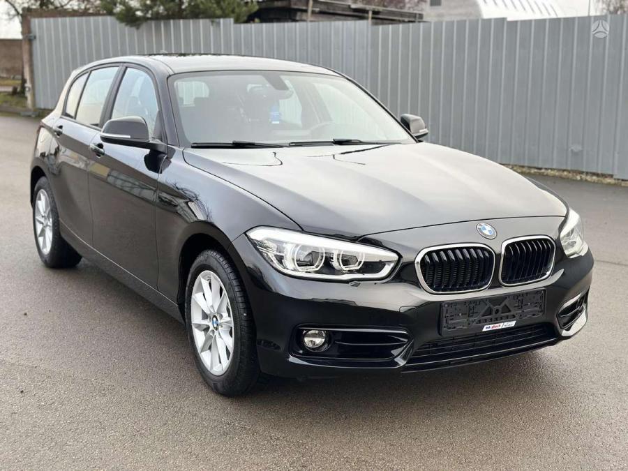 Black BMW 118 2017 in Telschi, with an engine capacity of 2.00 L and mileage of 140 thousand km for 11200 €, photo 1 on AUTOMOTO.COM.LV