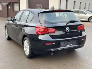 Black BMW 118 2017 in Telschi, with an engine capacity of 2.00 L and mileage of 140 thousand km for 11200 €, photo 5 on AUTOMOTO.COM.LV