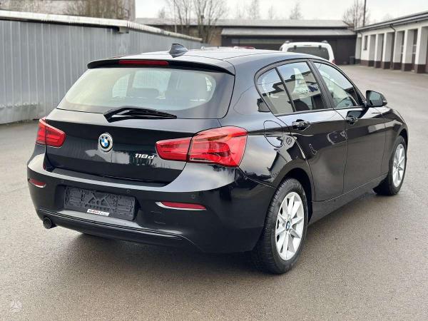 Black BMW 118 2017 in Telschi, with an engine capacity of 2.00 L and mileage of 140 thousand km for 11200 €, photo 7 on AUTOMOTO.COM.LV