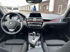 Black BMW 118 2017 in Telschi, with an engine capacity of 2.00 L and mileage of 140 thousand km for 11200 €, photo 12 on AUTOMOTO.COM.LV