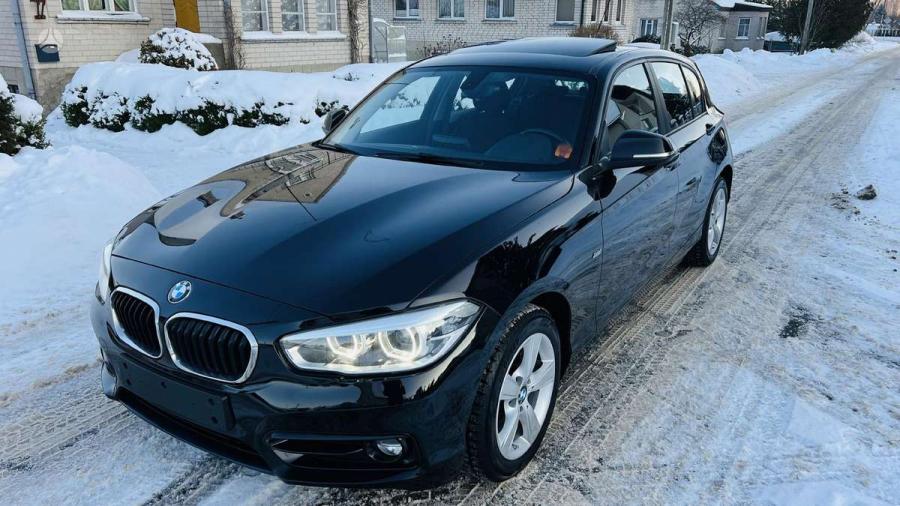 Melns BMW 118 2017 Prienai, ar dzinēja tilpumu 2.00 L un nobraukumu 245 tūkst. km par 8199 €, foto 1 vietnē AUTOMOTO.COM.LV