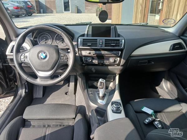 Black BMW 118 2017 in Klaipeda, with an engine capacity of 2.00 L and mileage of 249 thousand km for 10999 €, photo 10 on AUTOMOTO.COM.LV