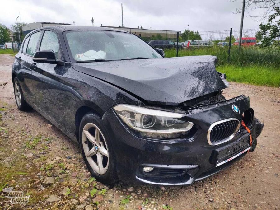 Melns BMW 118 2017 Kauņa, ar dzinēja tilpumu 1.50 L un nobraukumu 269 tūkst. km par 3500 €, foto 1 vietnē AUTOMOTO.COM.LV