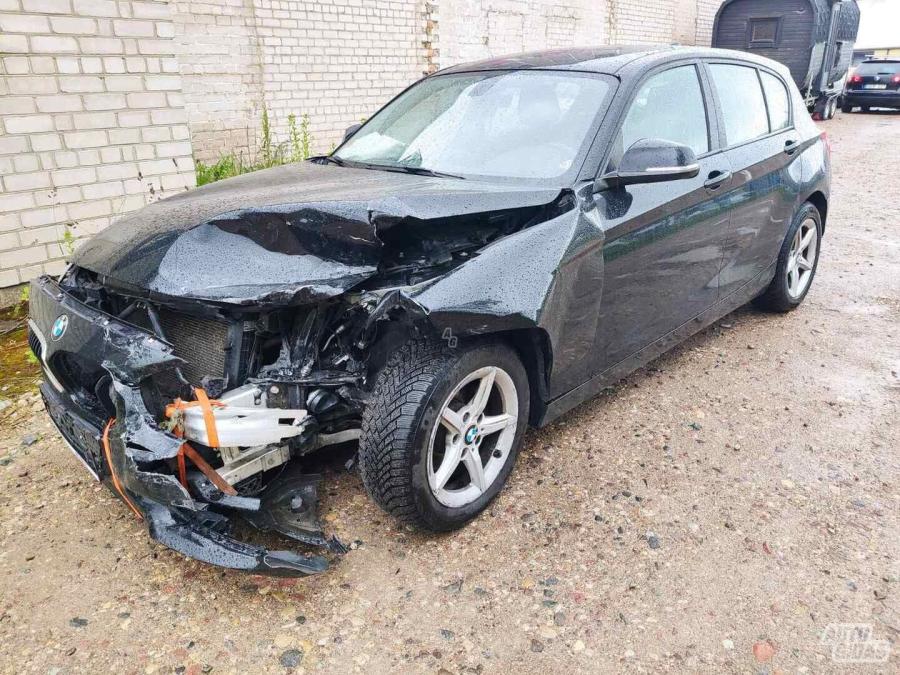 Melns BMW 118 2017 Kauņa, ar dzinēja tilpumu 1.50 L un nobraukumu 269 tūkst. km par 3500 €, foto 3 vietnē AUTOMOTO.COM.LV