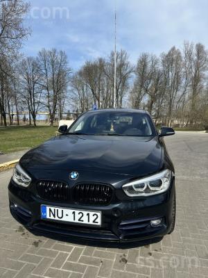 Black BMW 118 2017 in Riga, with an engine capacity of 2.00 L and mileage of 219 thousand km for 11700 €, photo  on AUTOMOTO.COM.LV