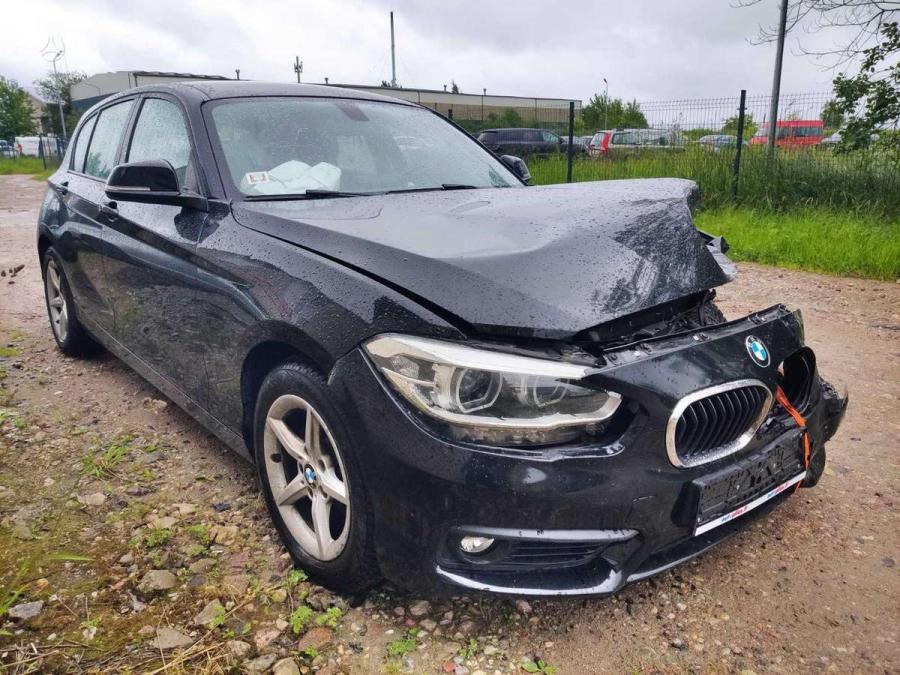 Melns BMW 118 2017 Kauņa, ar dzinēja tilpumu 1.50 L un nobraukumu 269 tūkst. km par 2950 €, foto 1 vietnē AUTOMOTO.COM.LV