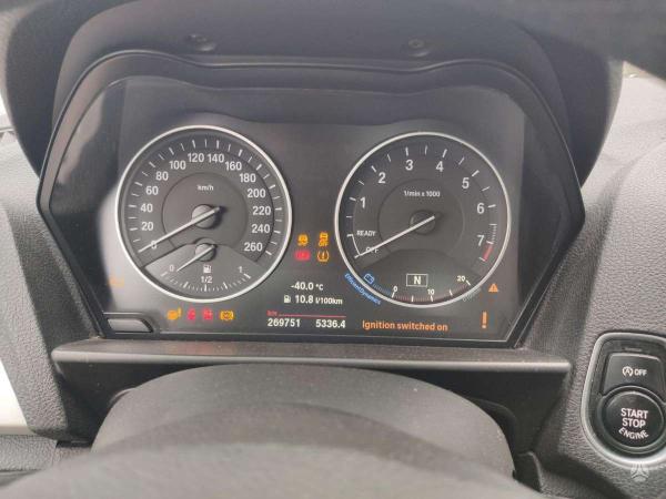 Melns BMW 118 2017 Kauņa, ar dzinēja tilpumu 1.50 L un nobraukumu 269 tūkst. km par 2950 €, foto 10 vietnē AUTOMOTO.COM.LV