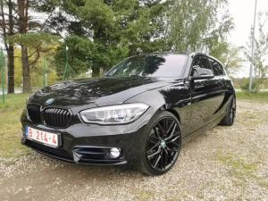 Black BMW 118 2017 in Kuldiga, with an engine capacity of 2.00 L and mileage of 230 thousand km for 13900 €, photo  on AUTOMOTO.COM.LV