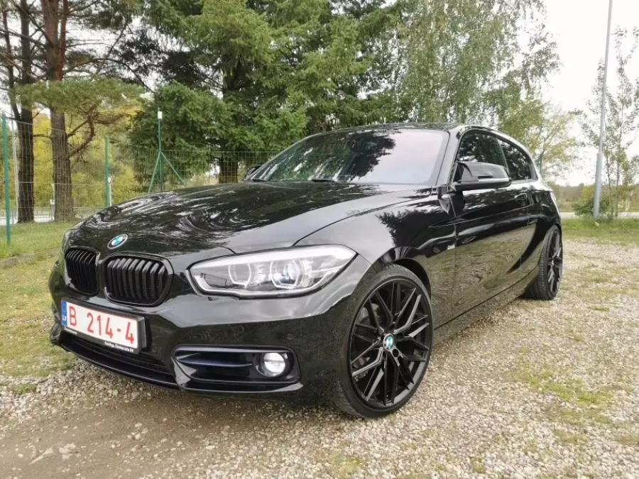 Melns BMW 118 2017 Kuldīga, ar dzinēja tilpumu 2.00 L un nobraukumu 230 tūkst. km par 13900 €, foto 1 vietnē AUTOMOTO.COM.LV