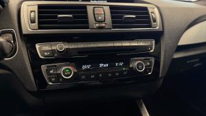 Black BMW 118 2017 in Riga, with an engine capacity of 2.00 L and mileage of 229 thousand km for 12990 €, photo 14 on AUTOMOTO.COM.LV