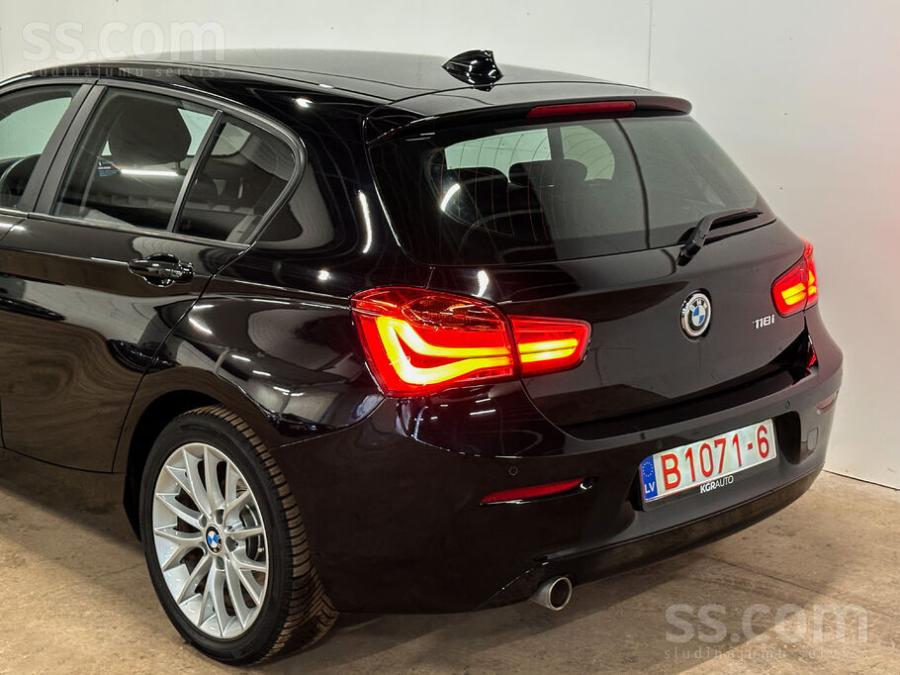 Melns BMW 118 2018 Jūrmala, ar dzinēja tilpumu 1.50 L un nobraukumu 218 tūkst. km par 11995 €, foto 7 vietnē AUTOMOTO.COM.LV