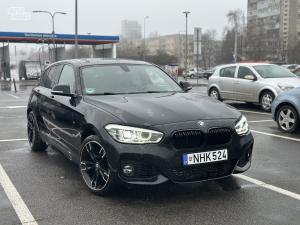 Black BMW 118 2018 in Vilnius, with an engine capacity of 1.50 L and mileage of 100 thousand km for 16500 €, photo 2 on AUTOMOTO.COM.LV