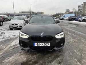 Black BMW 118 2018 in Vilnius, with an engine capacity of 1.50 L and mileage of 100 thousand km for 16500 €, photo 13 on AUTOMOTO.COM.LV