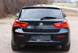 Black BMW 118 2018 in Petrikaiciai, with an engine capacity of 2.00 L and mileage of 90 thousand km for 11499 €, photo 14 on AUTOMOTO.COM.LV