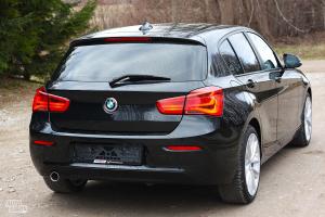Black BMW 118 2018 in Petrikaiciai, with an engine capacity of 2.00 L and mileage of 90 thousand km for 11499 €, photo 15 on AUTOMOTO.COM.LV