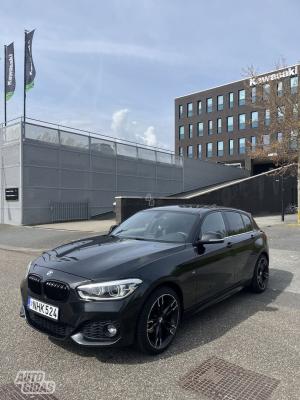 Melns BMW 118 2018 Viļņa, ar dzinēja tilpumu 1.50 L un nobraukumu 107 tūkst. km par 15950 €, foto  vietnē AUTOMOTO.COM.LV