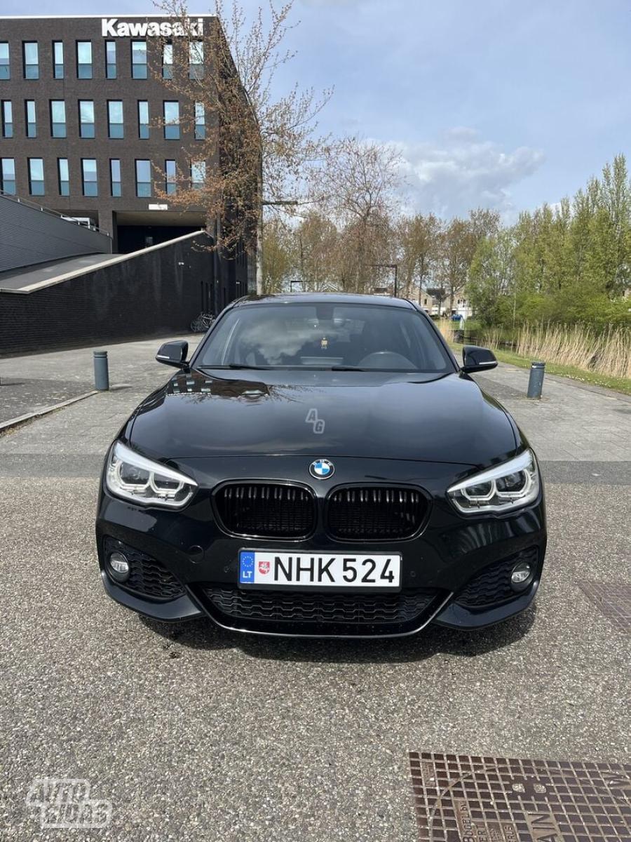 Melns BMW 118 2018 Viļņa, ar dzinēja tilpumu 1.50 L un nobraukumu 107 tūkst. km par 15950 €, foto 4 vietnē AUTOMOTO.COM.LV