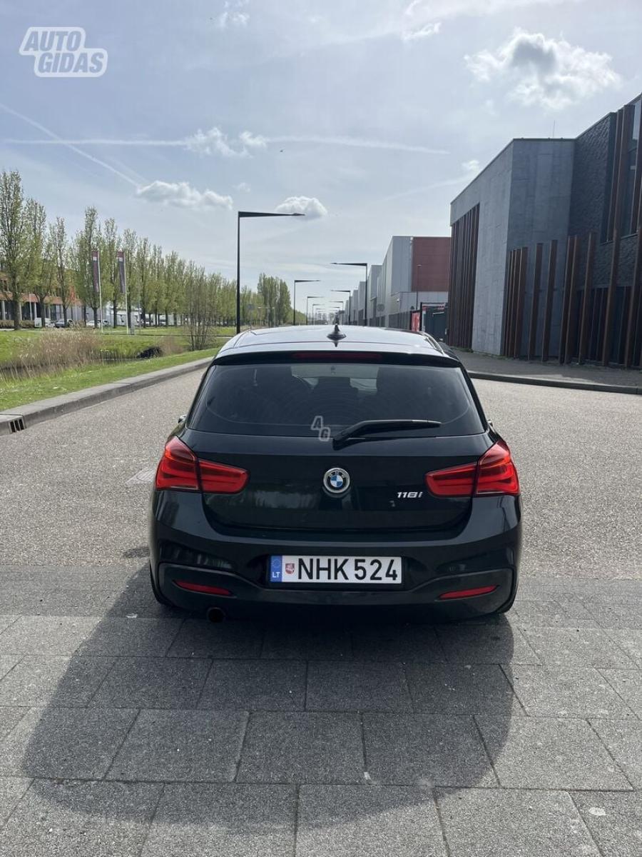 Melns BMW 118 2018 Viļņa, ar dzinēja tilpumu 1.50 L un nobraukumu 107 tūkst. km par 15950 €, foto 6 vietnē AUTOMOTO.COM.LV