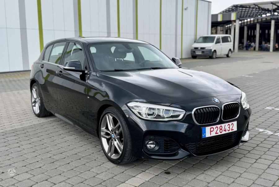 Melns BMW 118 2018 Viļņa, ar dzinēja tilpumu 1.50 L un nobraukumu 280 tūkst. km par 10650 €, foto 5 vietnē AUTOMOTO.COM.LV