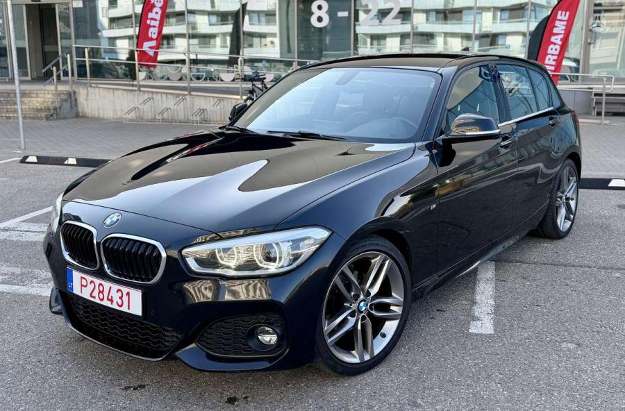 Melns BMW 118 2018 Viļņa, ar dzinēja tilpumu 1.50 L un nobraukumu 280 tūkst. km par 10200 €, foto 1 vietnē AUTOMOTO.COM.LV
