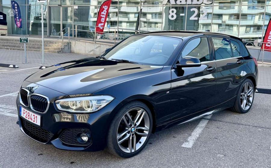 Melns BMW 118 2018 Viļņa, ar dzinēja tilpumu 1.50 L un nobraukumu 280 tūkst. km par 10200 €, foto 8 vietnē AUTOMOTO.COM.LV