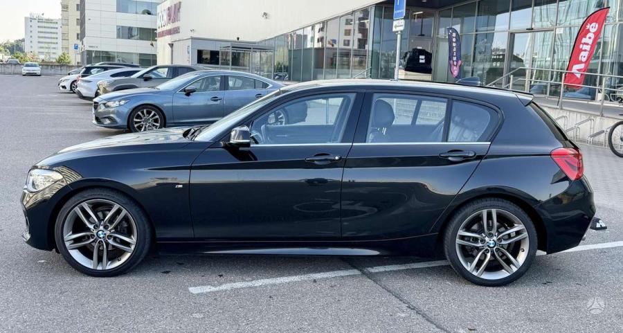Melns BMW 118 2018 Viļņa, ar dzinēja tilpumu 1.50 L un nobraukumu 280 tūkst. km par 10200 €, foto 11 vietnē AUTOMOTO.COM.LV