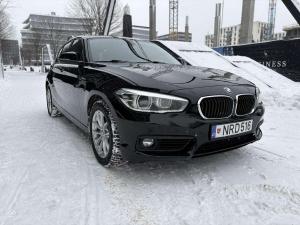 Black BMW 118 2019 in Vilnius, with an engine capacity of 1.50 L and mileage of 119 thousand km for 10900 €, photo 5 on AUTOMOTO.COM.LV